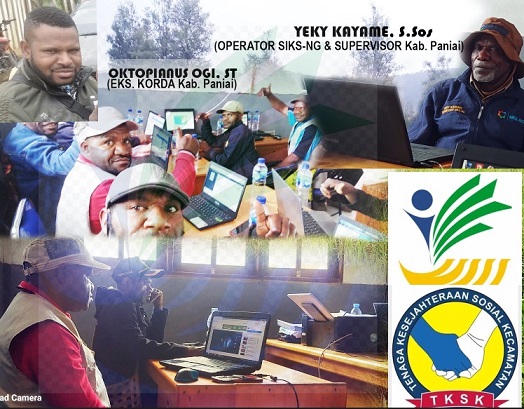 23 TKSK Sedang Mendata Ulang Data Sosial Kabupaten Paniai - Nabire.Net