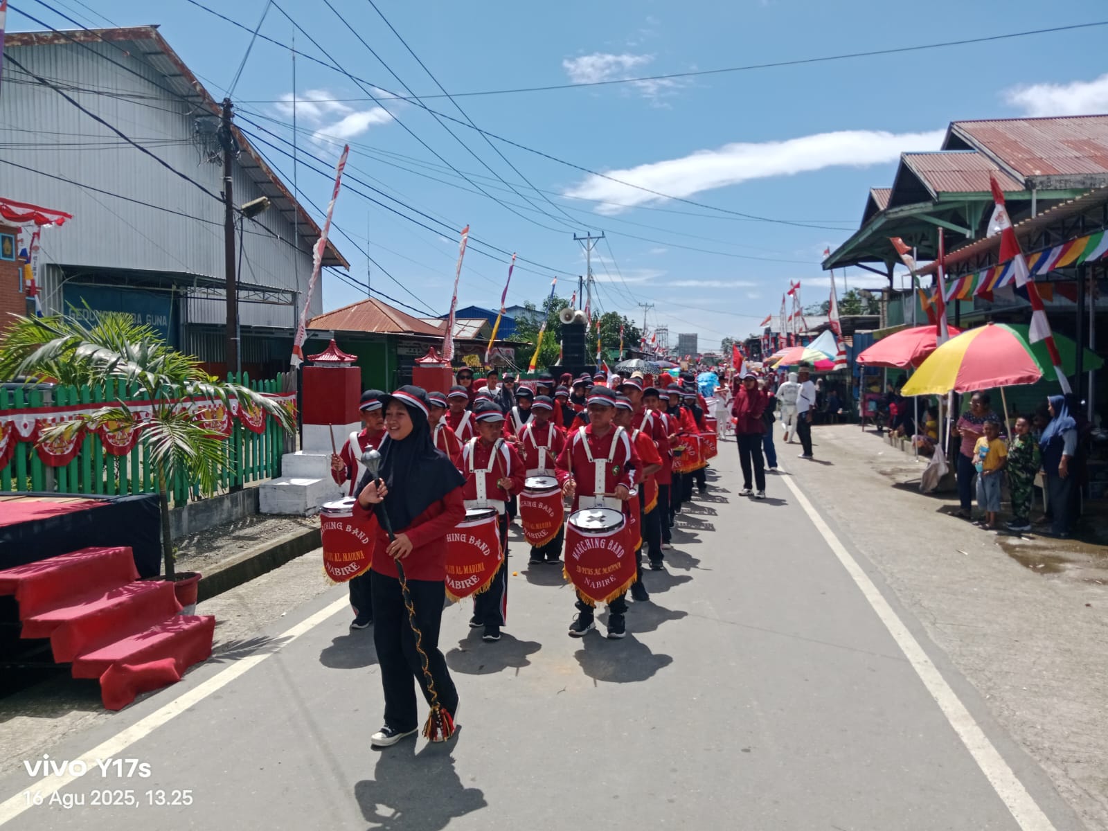 Kelurahan Girimulyo Nabire Meriahkan HUT ke-80 RI dengan Karnaval ...